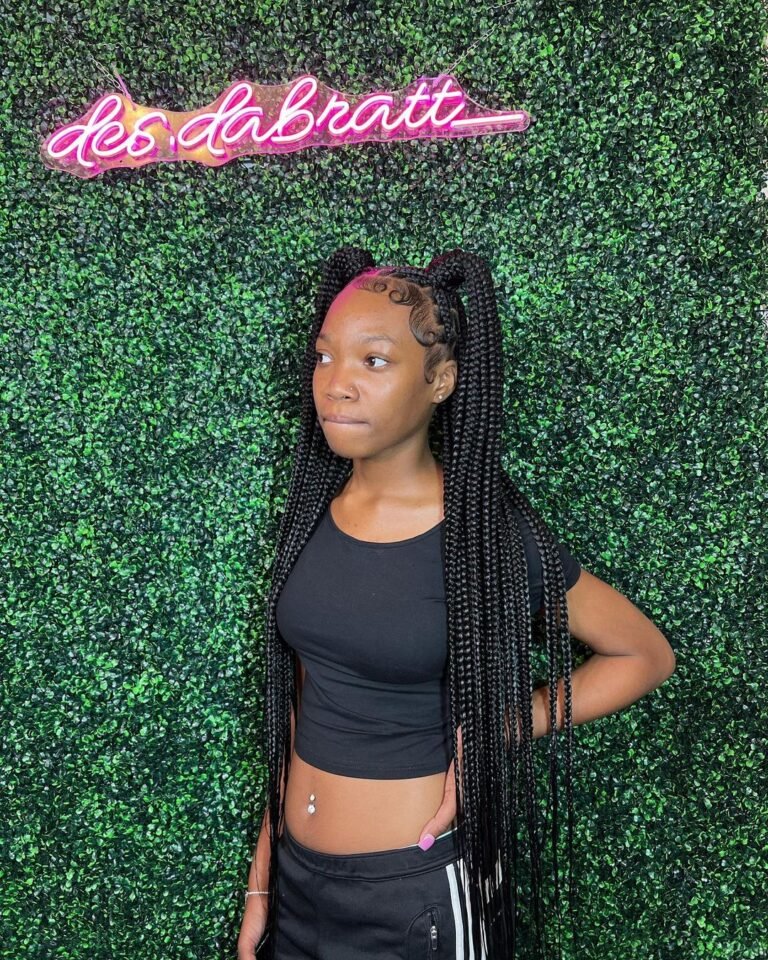 15 Ways to Style Knotless braids – Forever Braids