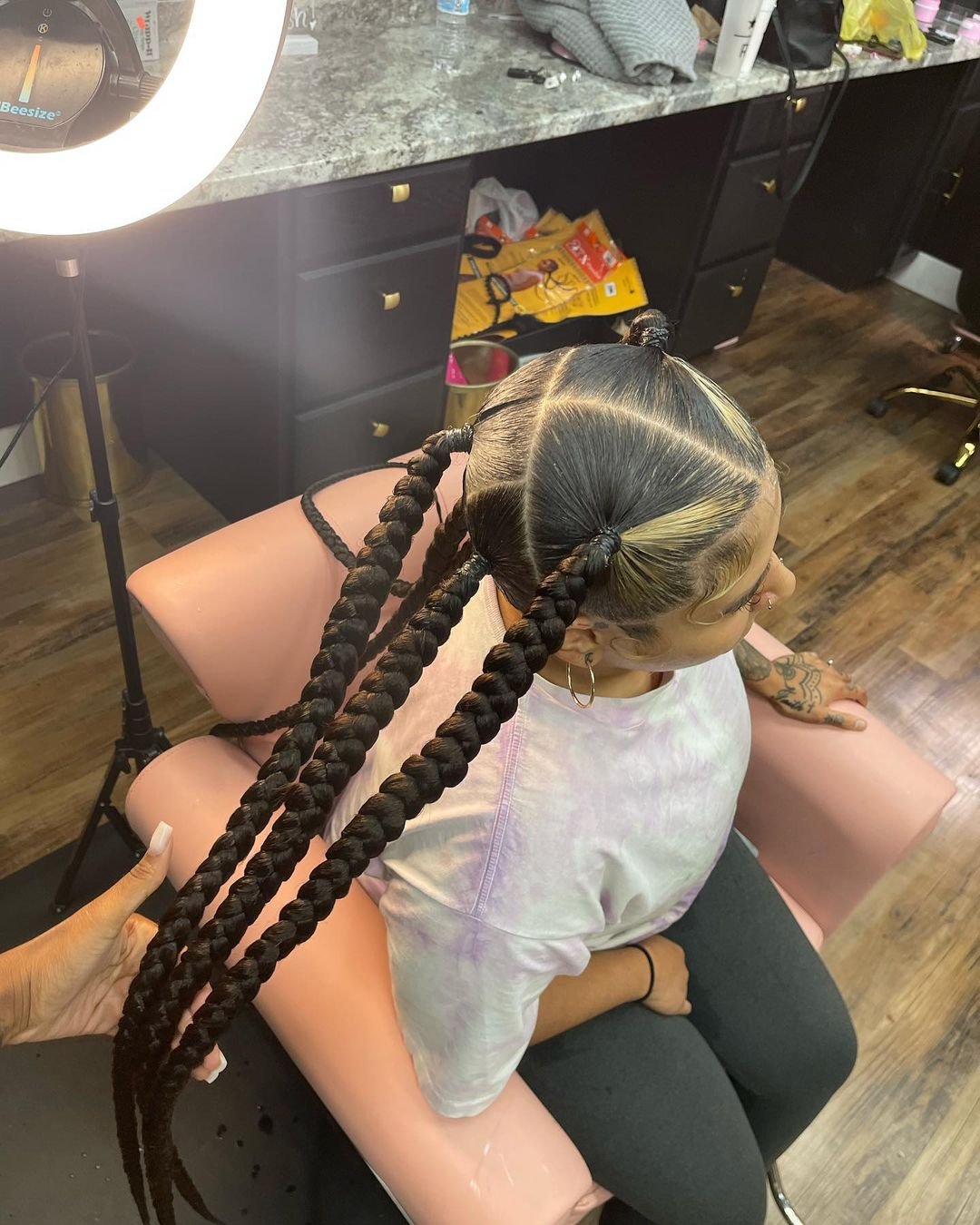20 Beautiful Jumbo Knotless Braids – Forever Braids