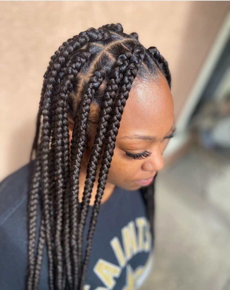 20 Beautiful Medium Box Braid Hairstyles – Forever Braids